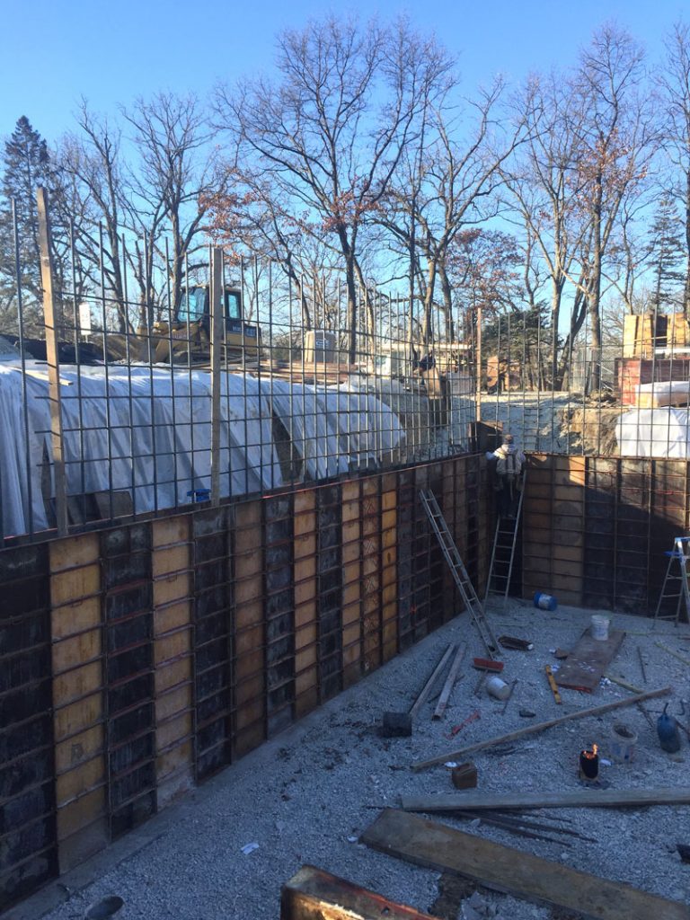 Framing 20 Foot Walls for a Sports Court | A & J Concrete Of West Chicago