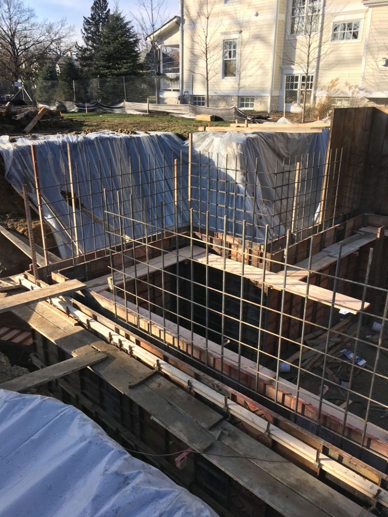 Framing 20 Foot Walls for a Sports Court | A & J Concrete Of West Chicago