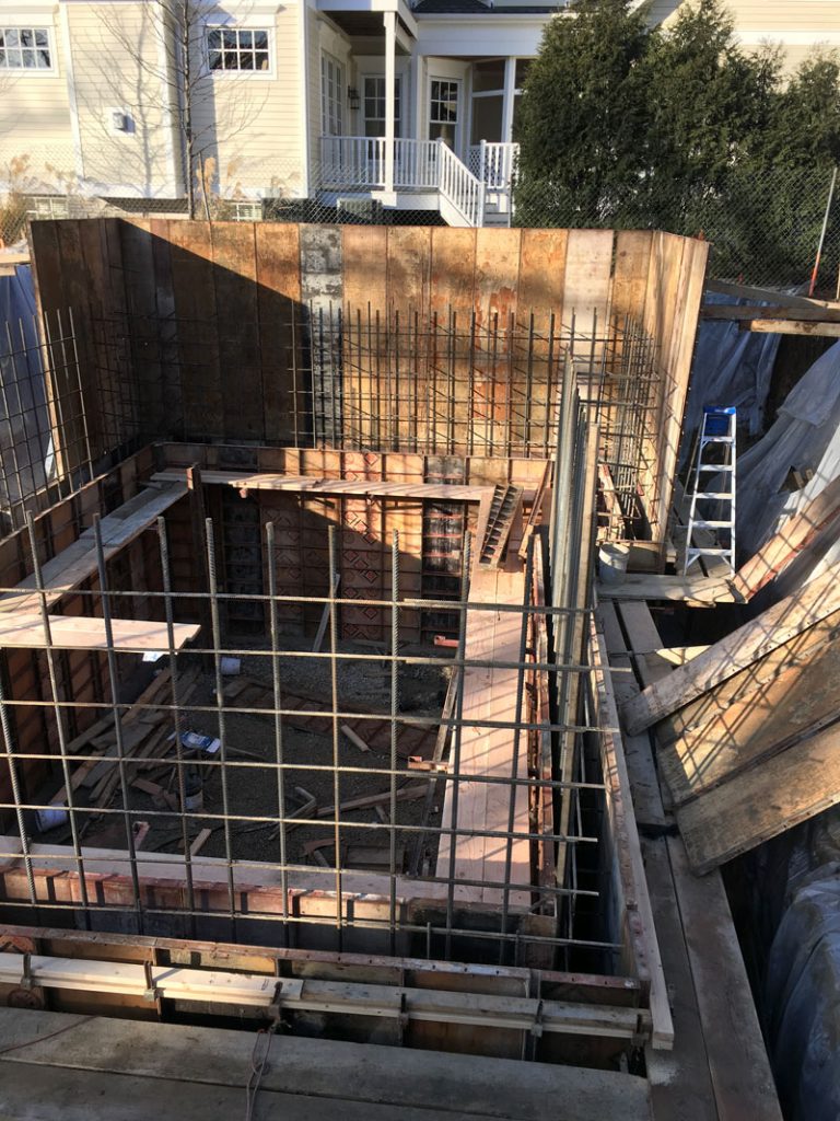 Framing 20 Foot Walls for a Sports Court | A & J Concrete Of West Chicago