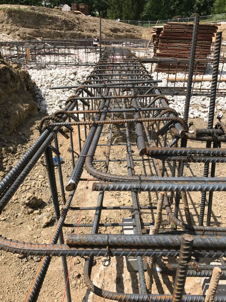 Gradebeam Footings on Caissons for a Custom Home | A & J Concrete Of ...